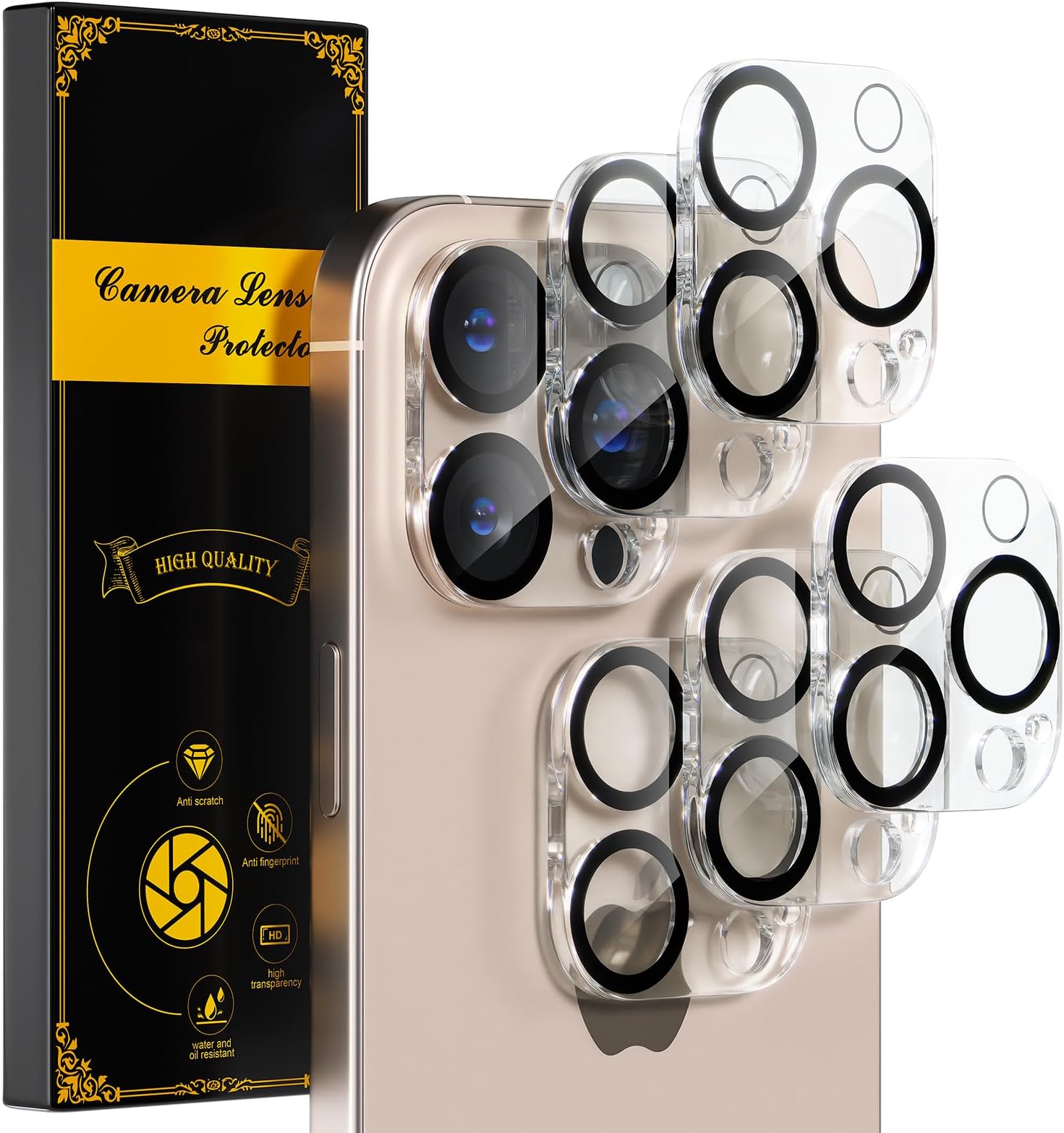 Amazon.com: JETech Camera Lens Protector for iPhone 16 Pro 6.3-Inch and ...