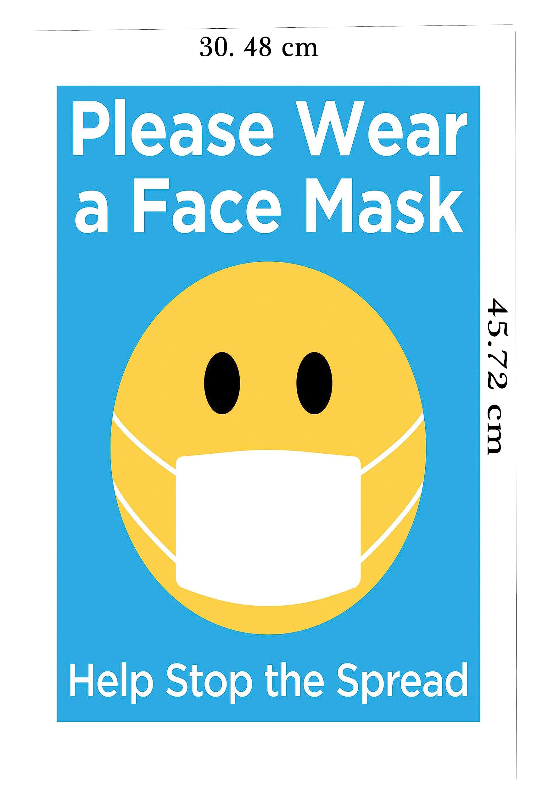 Buy Safety posters - Covid 19 Precautions - "Wear a Face Mask"|Posters ...
