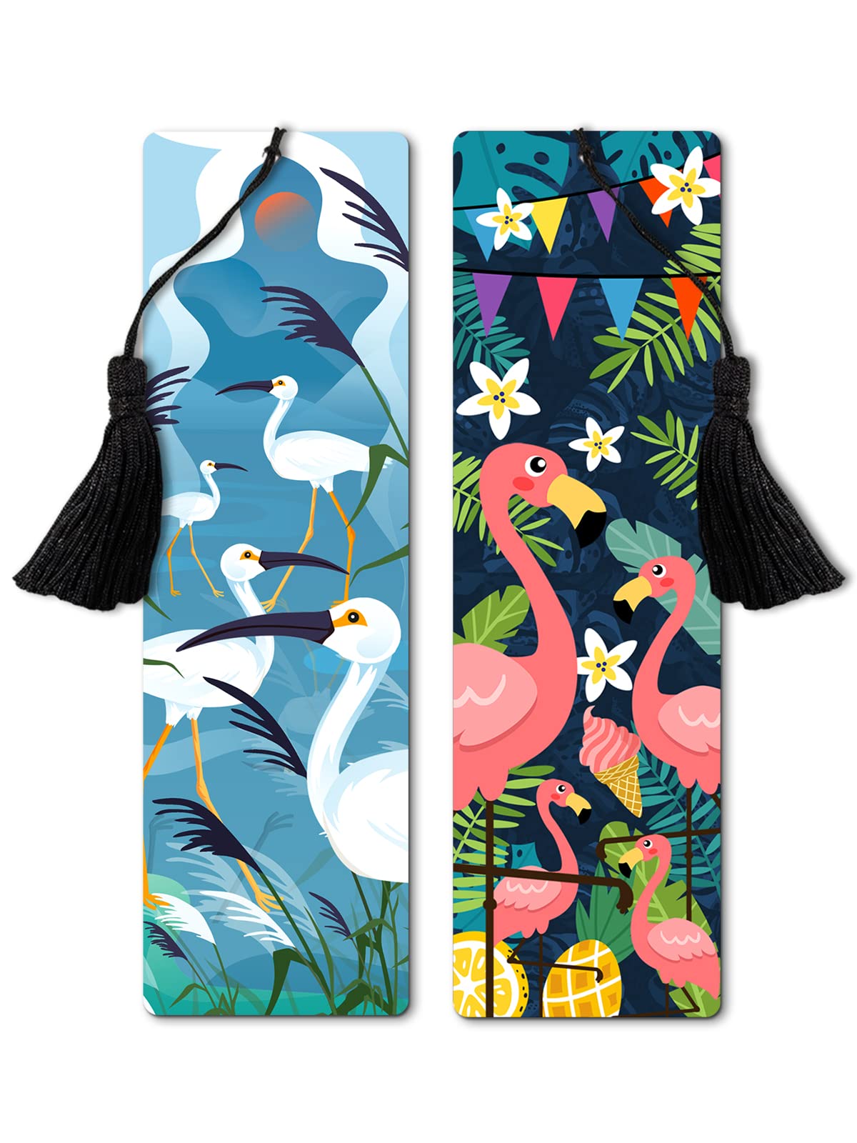 Lentikart 3D Lenticular Bookmark Set of 2 | 2 x 6 in with Tassel | Pink ...