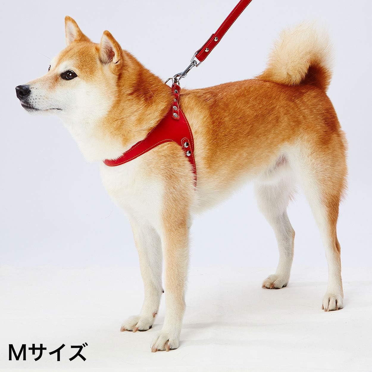 Amazon | ペティオ (Petio) Porta ポルタ ソフトレザーベストハーネス レッド 犬 M サイズ | ペティオ (Petio) | ハーネス 通販