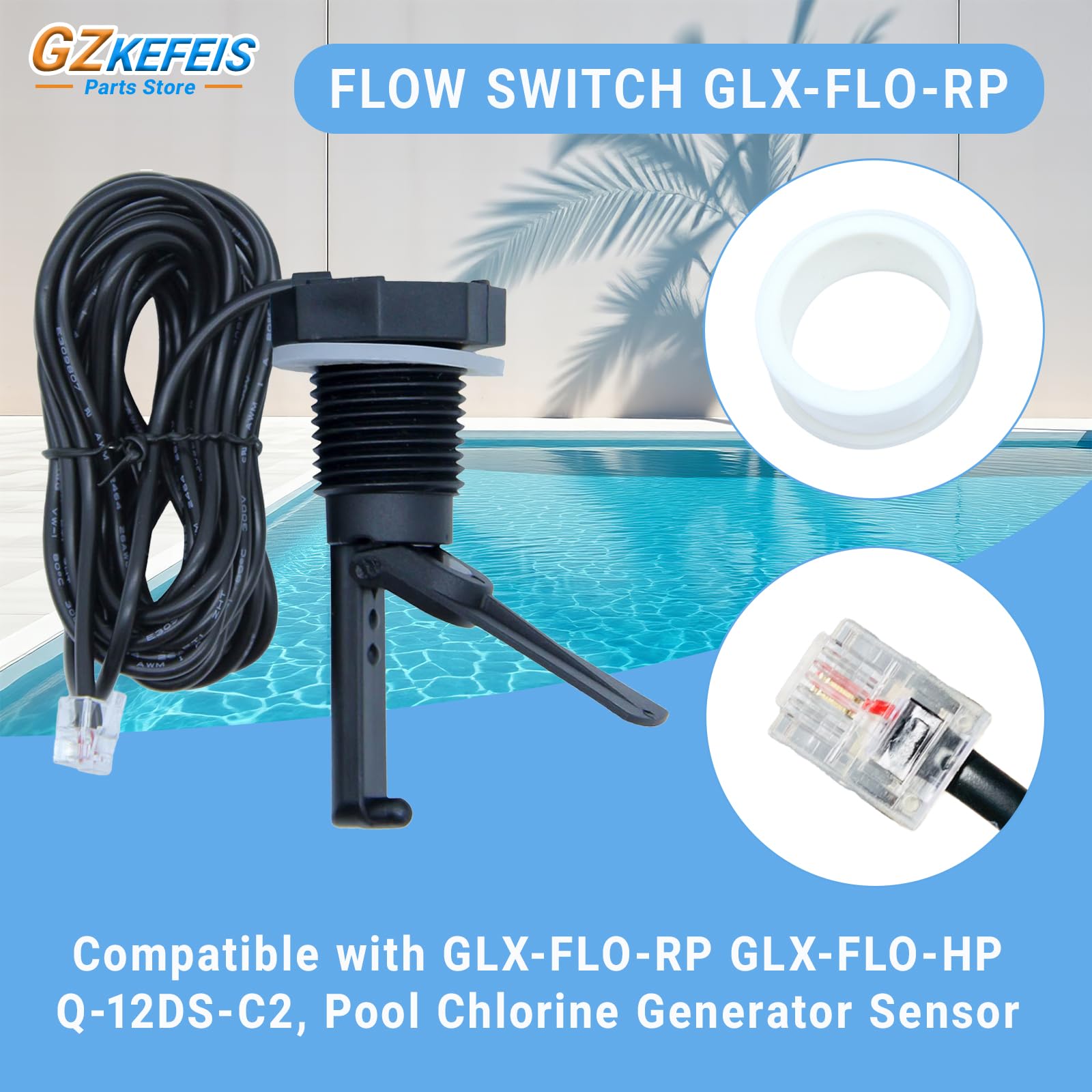 Snapklik.com : Flow Switch For Hayward,Replacement For GLX-FLO-RP,Flow ...