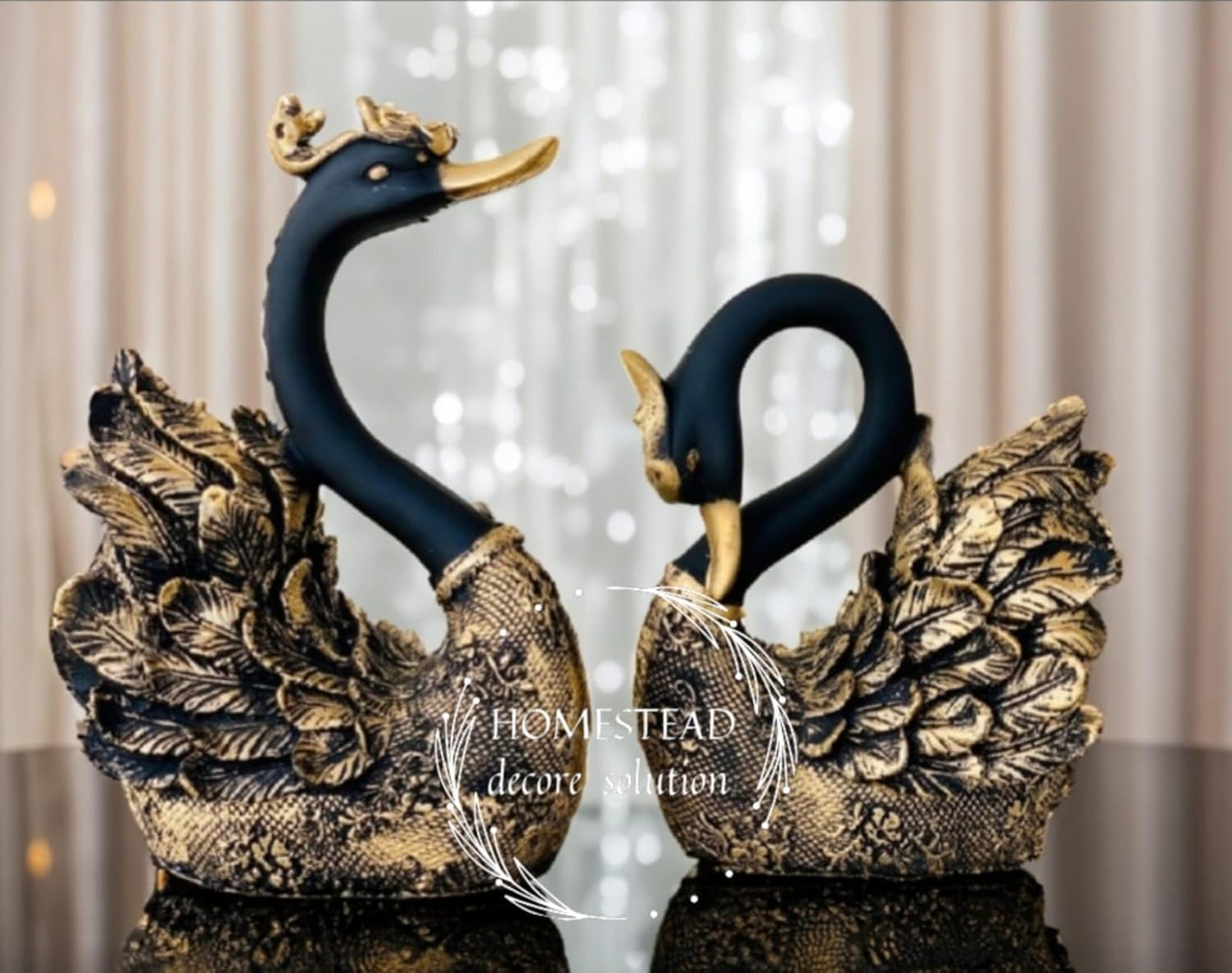 Buy Homestead Decore Solution Resin Duck Set showpiece for Table ...