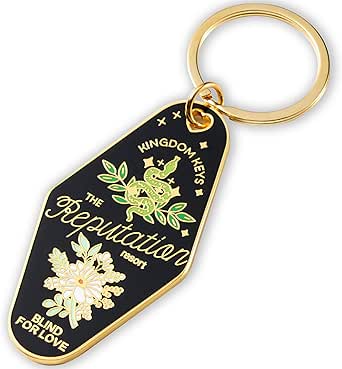Amazon.com: TXWWXT Reputation Resort Mini Motel Enamel Keychain ...
