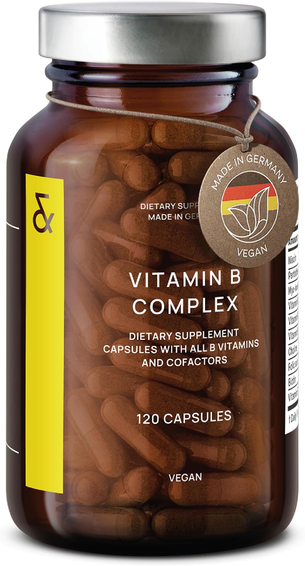 Amazon.com: Vital Nutrients Complejo B | Suplemento vegano | Complejo ...