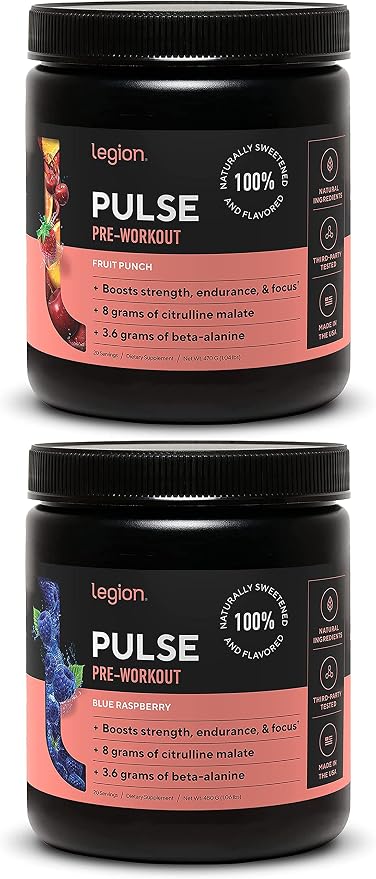 Amazon.com: LEGION Pulse Pre Workout Supplement - All Natural Nitric ...