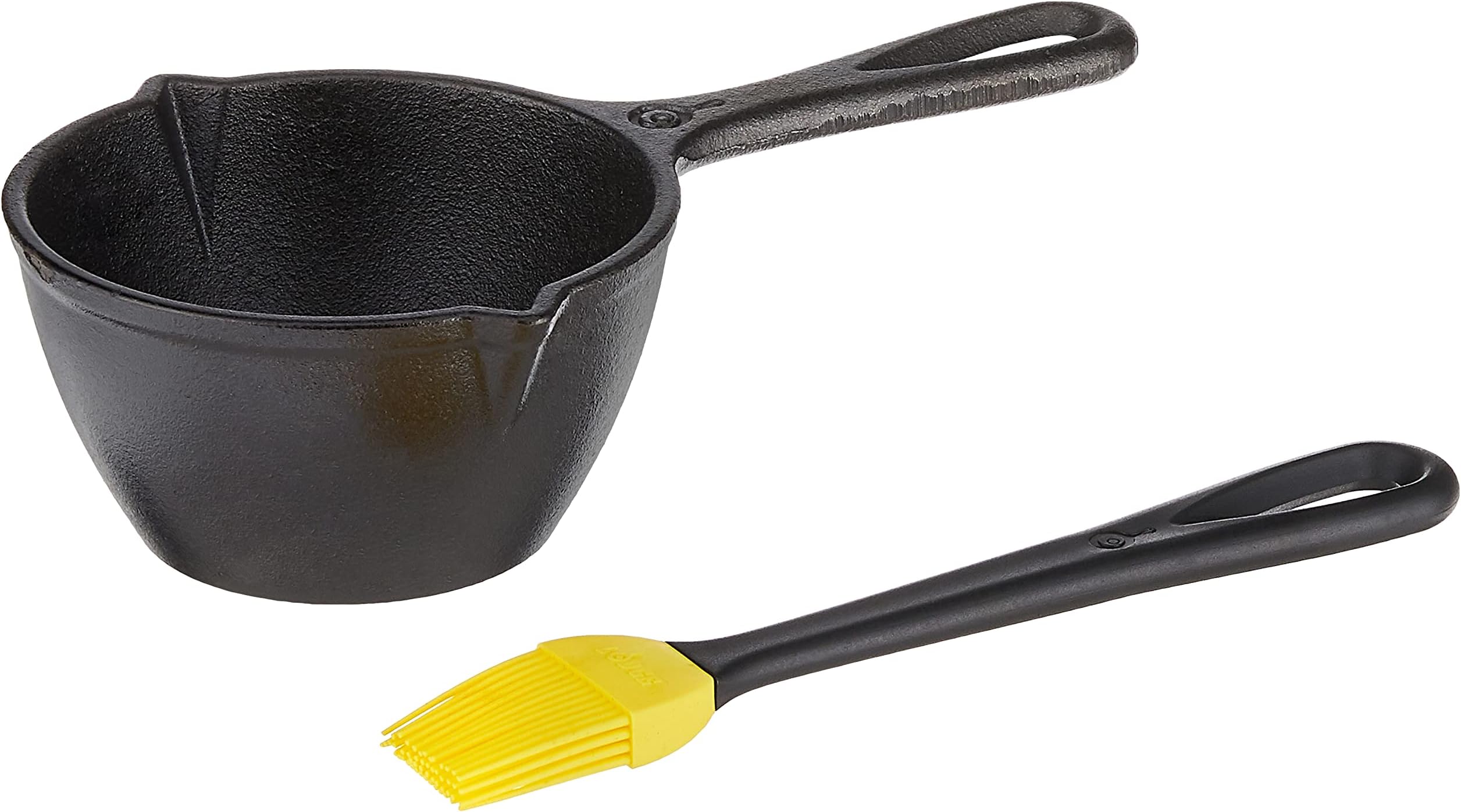Amazon.com : Jim Beam Stainless Steel Basting Pot & Silicone Spoon ...