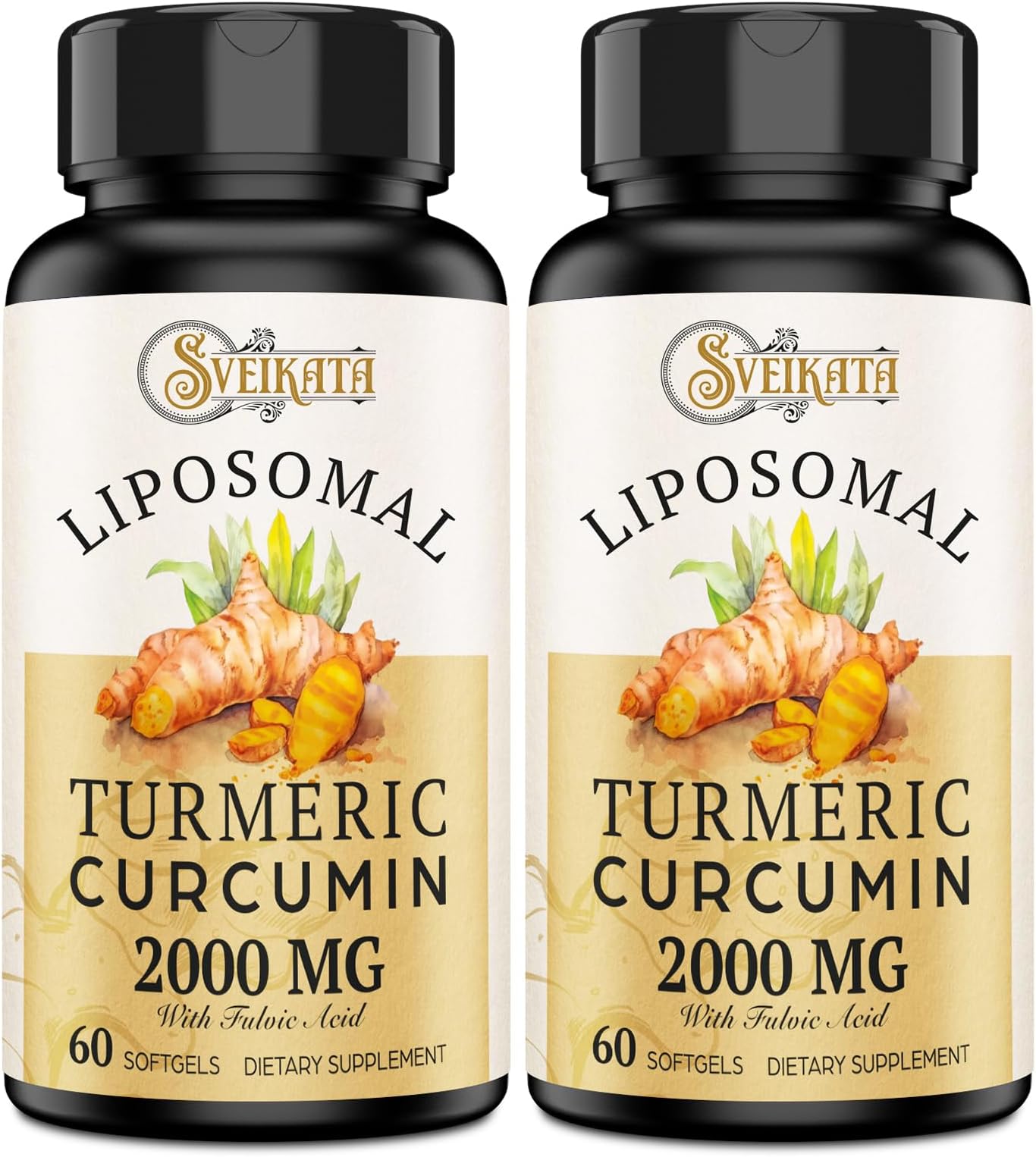 Amazon.com: Liposomal Turmeric Curcumin Supplement - 2000mg, 95% ...