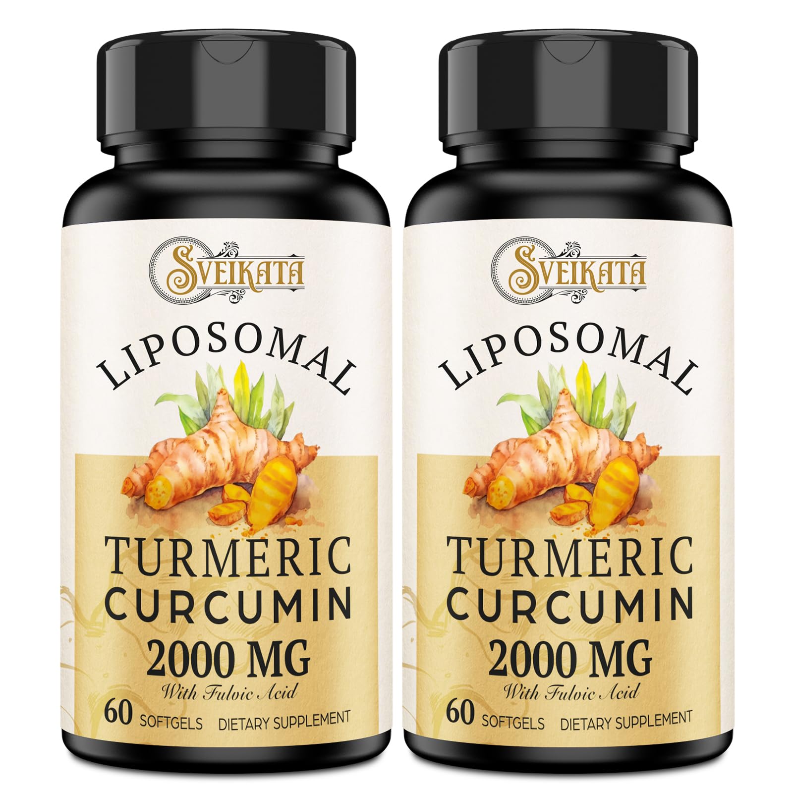 Amazon.com: Liposomal Turmeric Curcumin Supplement - 2000mg, 95% ...
