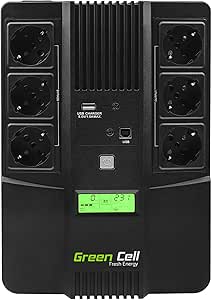 Green Cell® UPS Uninterrupted Power Supply 800VA (480W) with Surge ...