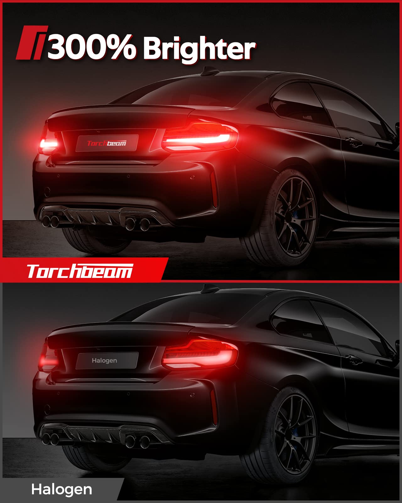 Snapklik.com : 921 912 LED Bulb Red, LED Third Brake Tail Lights, T15 ...