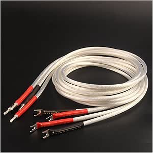 Amazon.co.jp: Audio Cable 4 Routes HIFI 99.999% 5N Monocrystalline ...