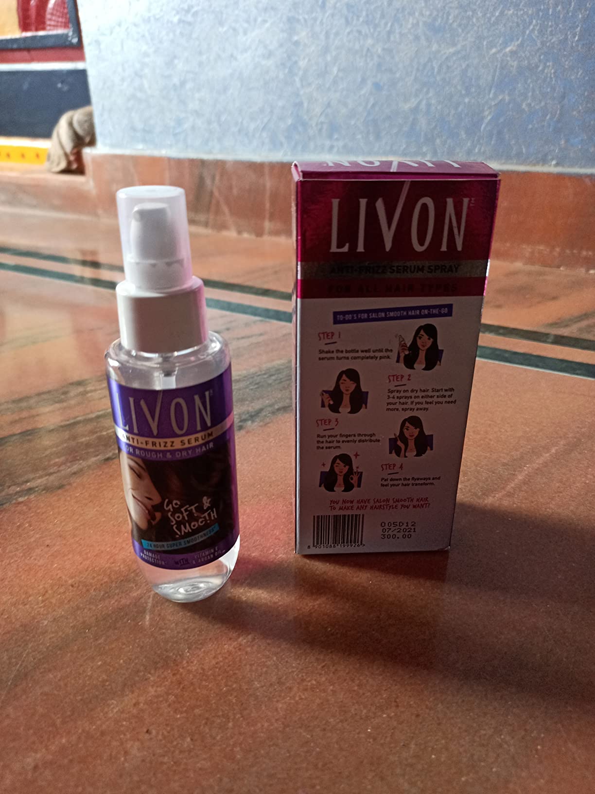 Buy Livon Shake and Spray Hair Serum, 100ml And Livon Serum for Rough ...