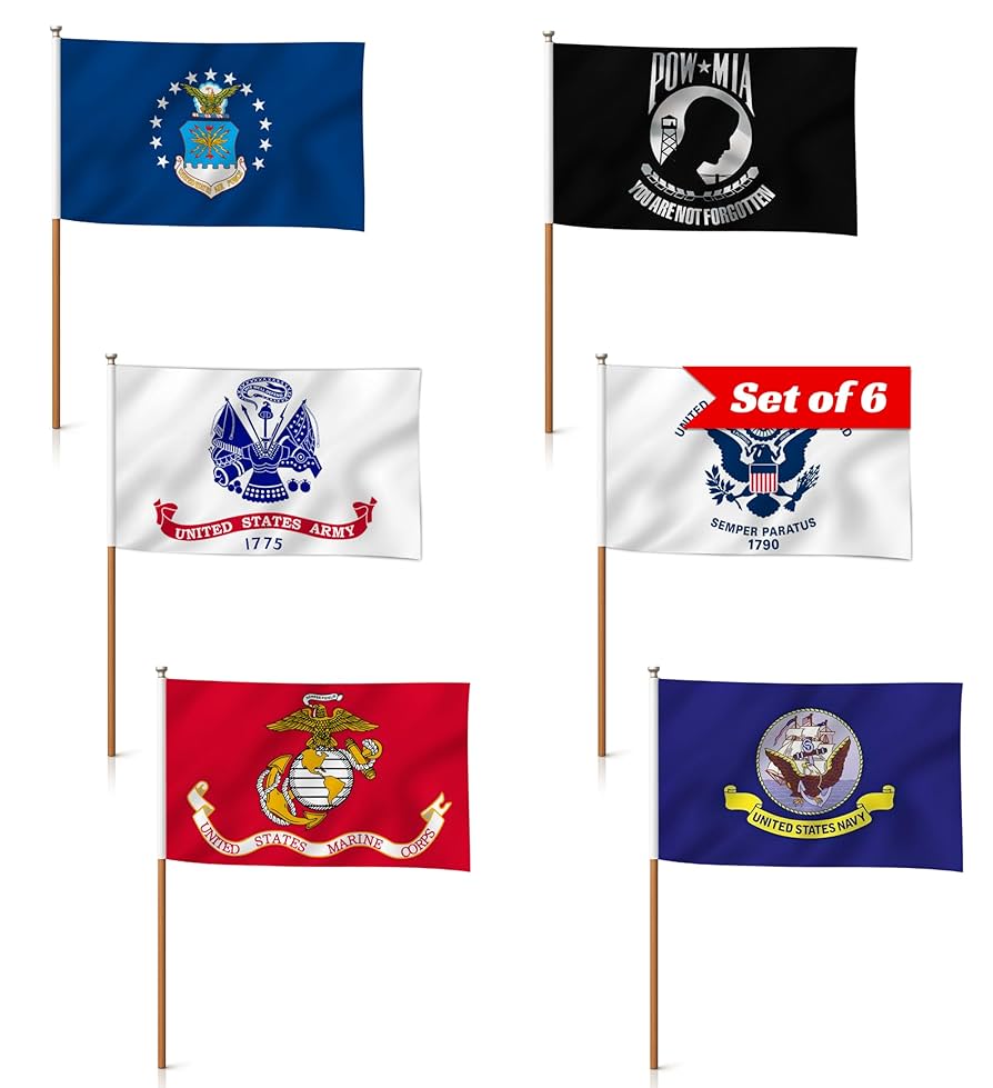 Army Military Ships Flags