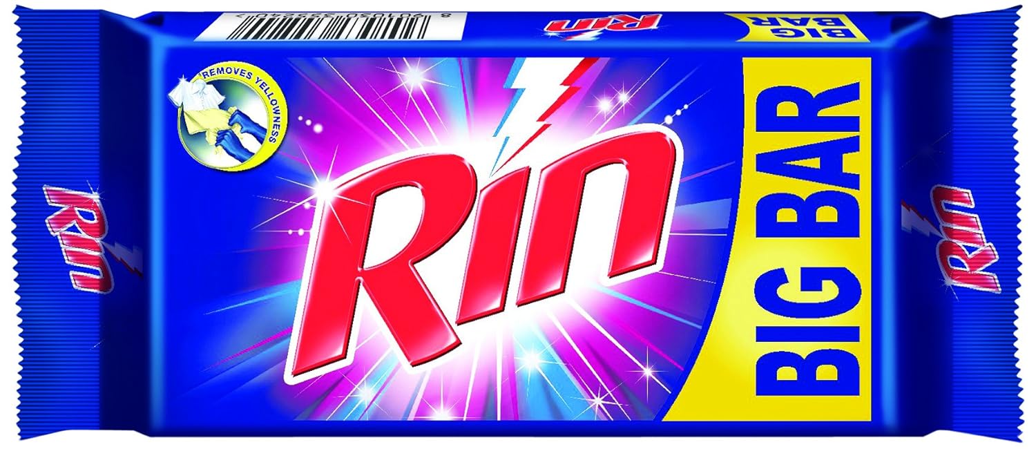 Rin Detergent Bar 250gm (Pack of 60) : Amazon.in: Health & Personal Care