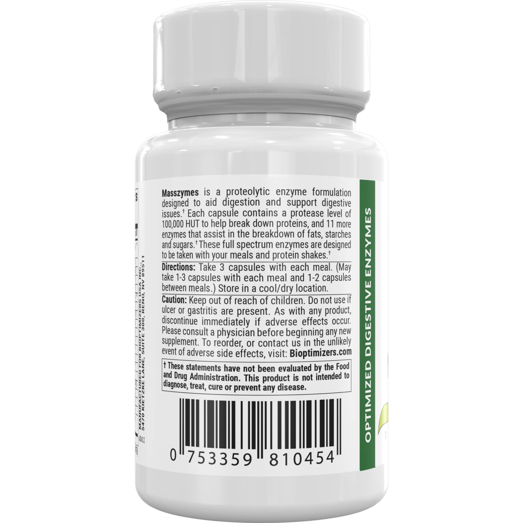 Snapklik.com : BiOptimizers MassZymes - Complete Digestive Enzymes ...