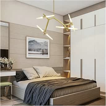 LED Modern Chandelier Lamp, Post Modern - Pendant Light Herringbone ...