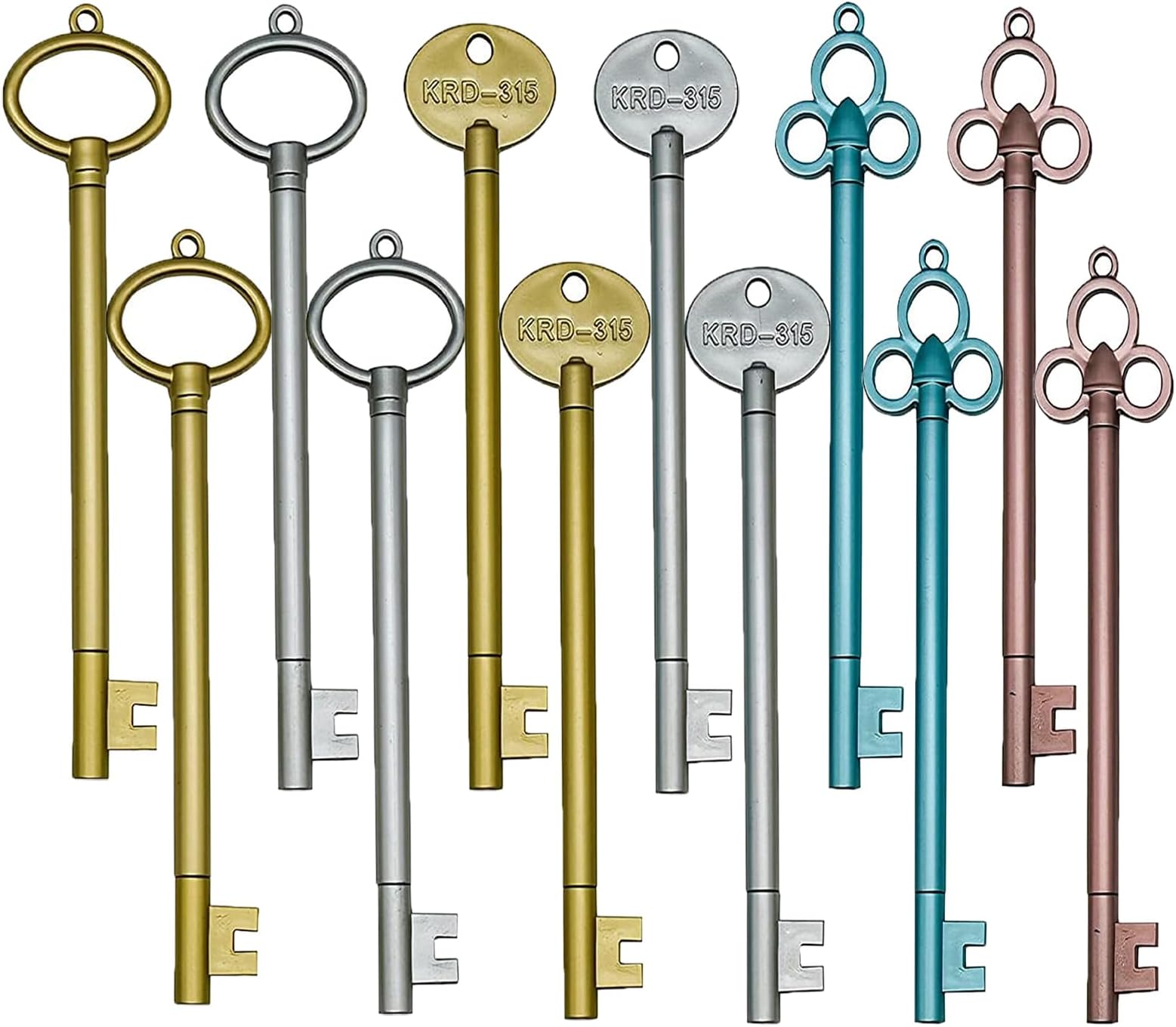 Amazon.com: JKJF Key Shape Gel Ink Pen Retro Rollerball Pen Creative ...