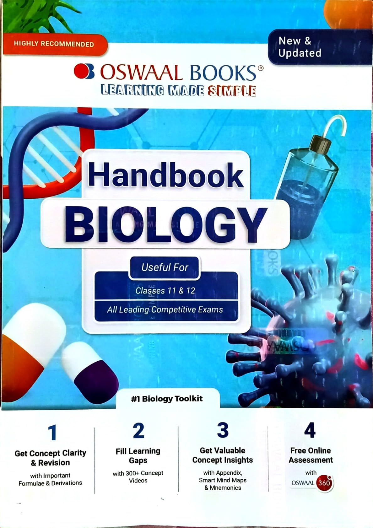 Buy Oswaal Handbook of Biology Class 11 & 12 | Must Have for JEE ...