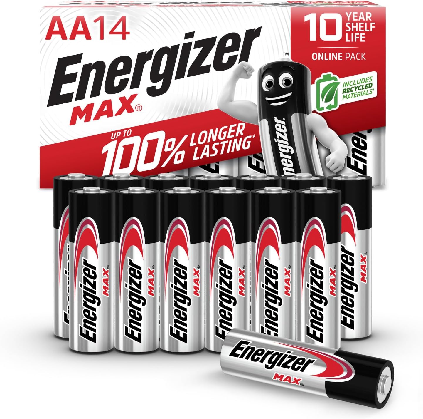 Duracell Plus AA Batteries (12 Pack) - Alkaline 1.5V - Up To 100% Extra ...