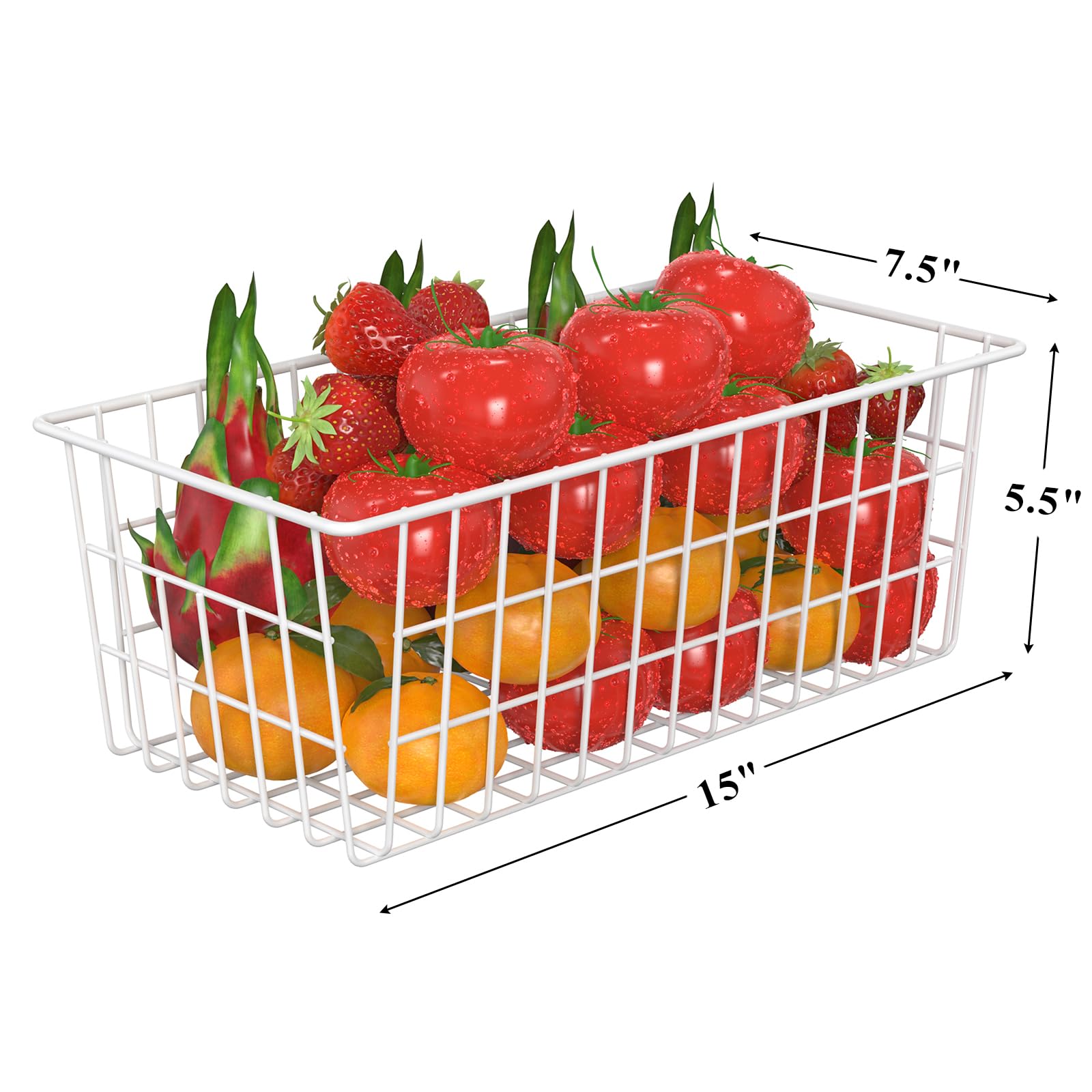 Snapklik.com : Freezer Organizer Bins, Freezer Baskets For Chest ...