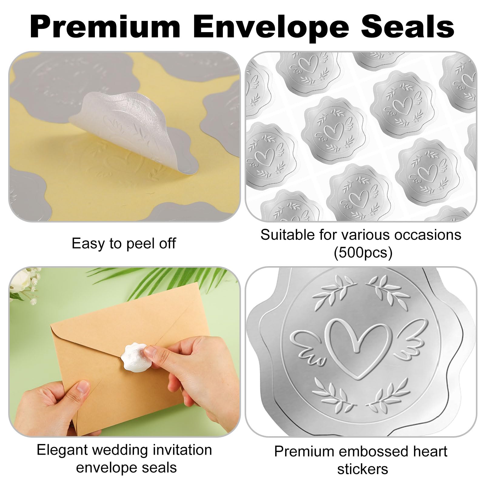 Wedding Envelope Stickers Personalised Envelope Seals & Stickers