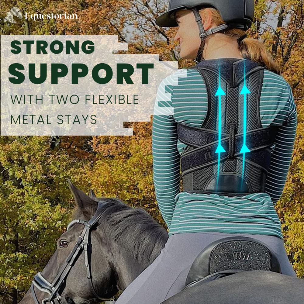 Equestorian Upper Back Support Posture Corrector to Improve Your Riding ...