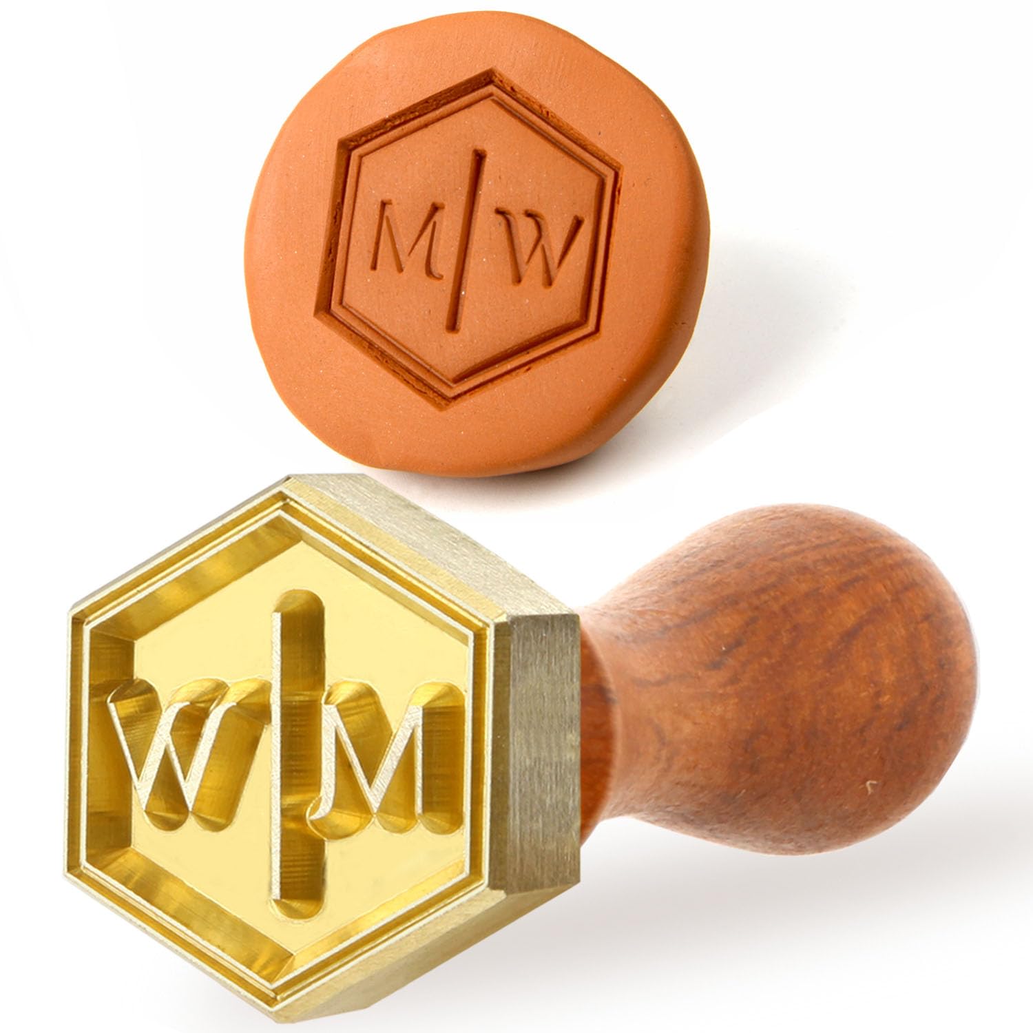 Amazon.com: PrudoPex Custom Pottery Stamp for Clay, Personlized Clay ...