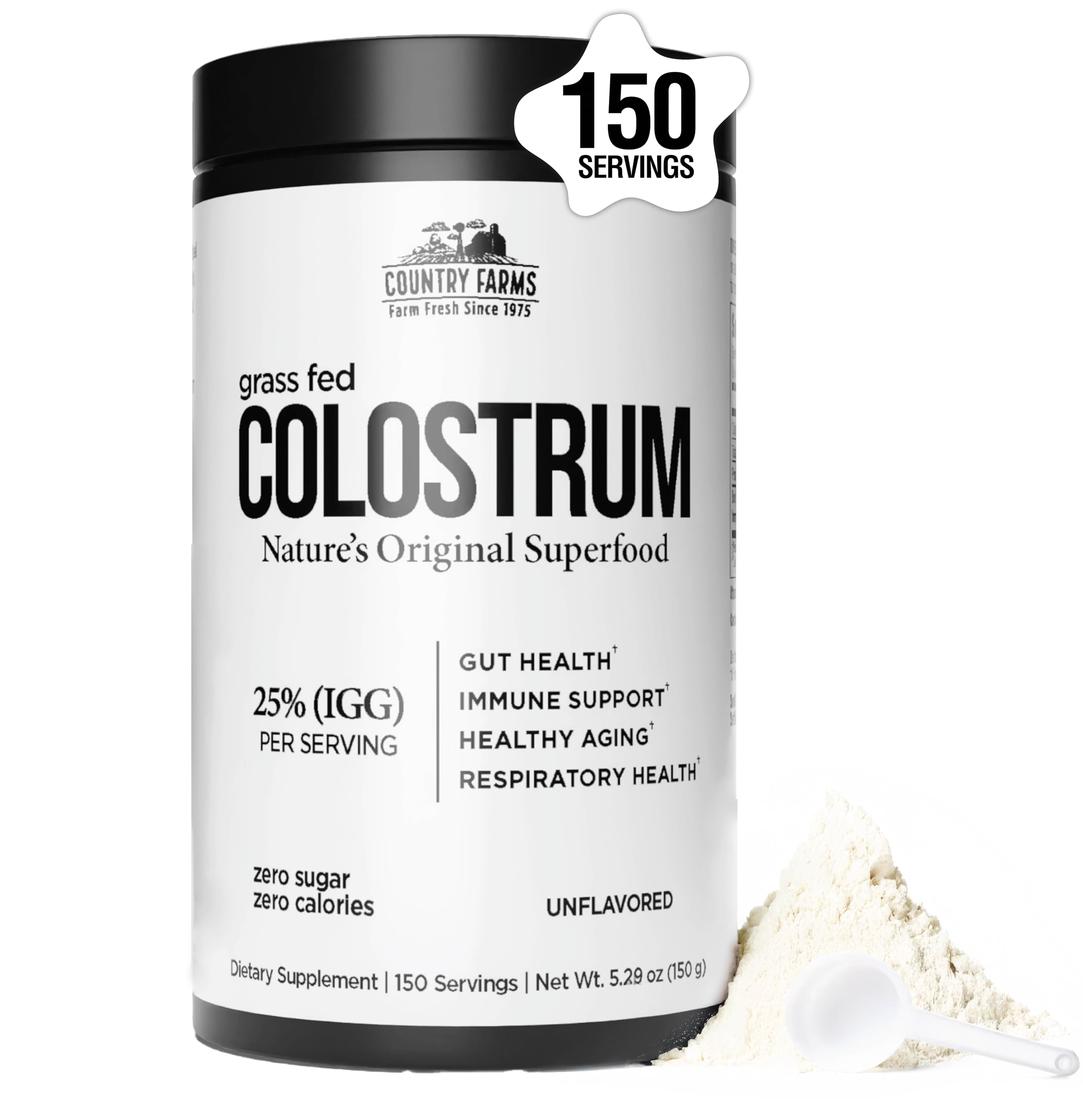 Amazon.com: COUNTRY FARMS Grass Fed Colostrum, Contains Bioavailable ...