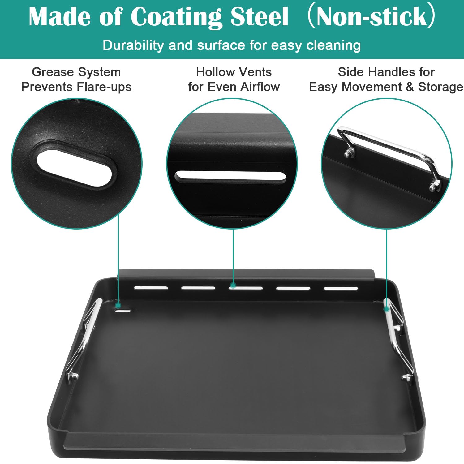 Snapklik.com : Griddle Inserts For Charbroil Commercial Tru Infrared ...