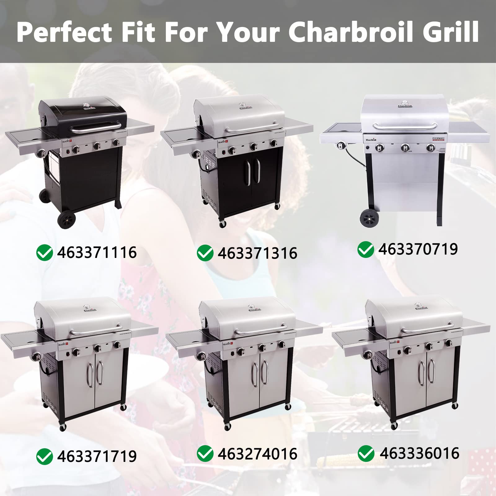 Adviace Repair Kit for Charbroil 463371116 463371316 463370719 ...