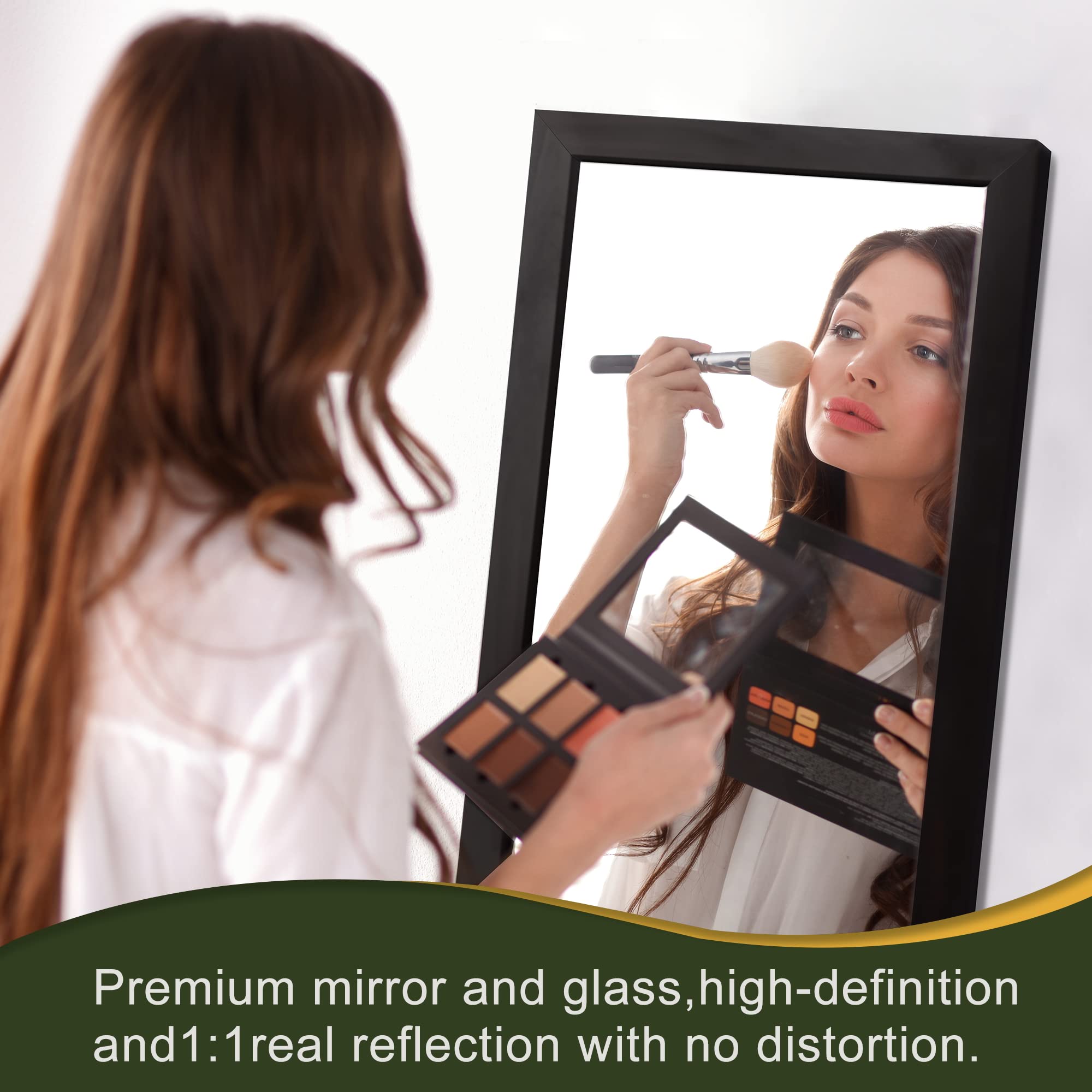 NicBex Full Length Mirror, 43x16 PS Lightweight Frame Mirror, Vanity ...