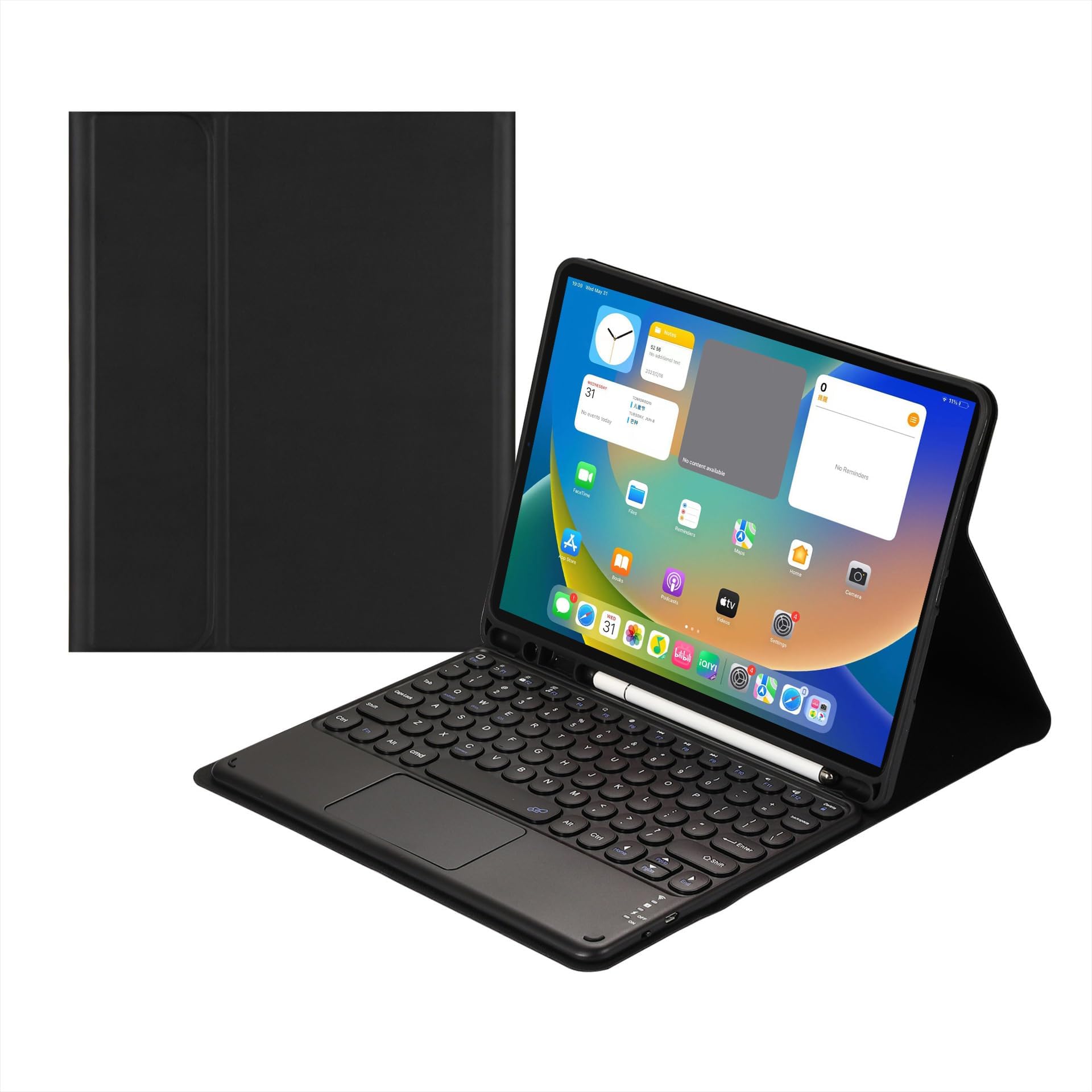 Amazon.com: Touch Keyboard Case for iPad 10th Generation 10.9 Inch Tablet (2022 Release) with ...