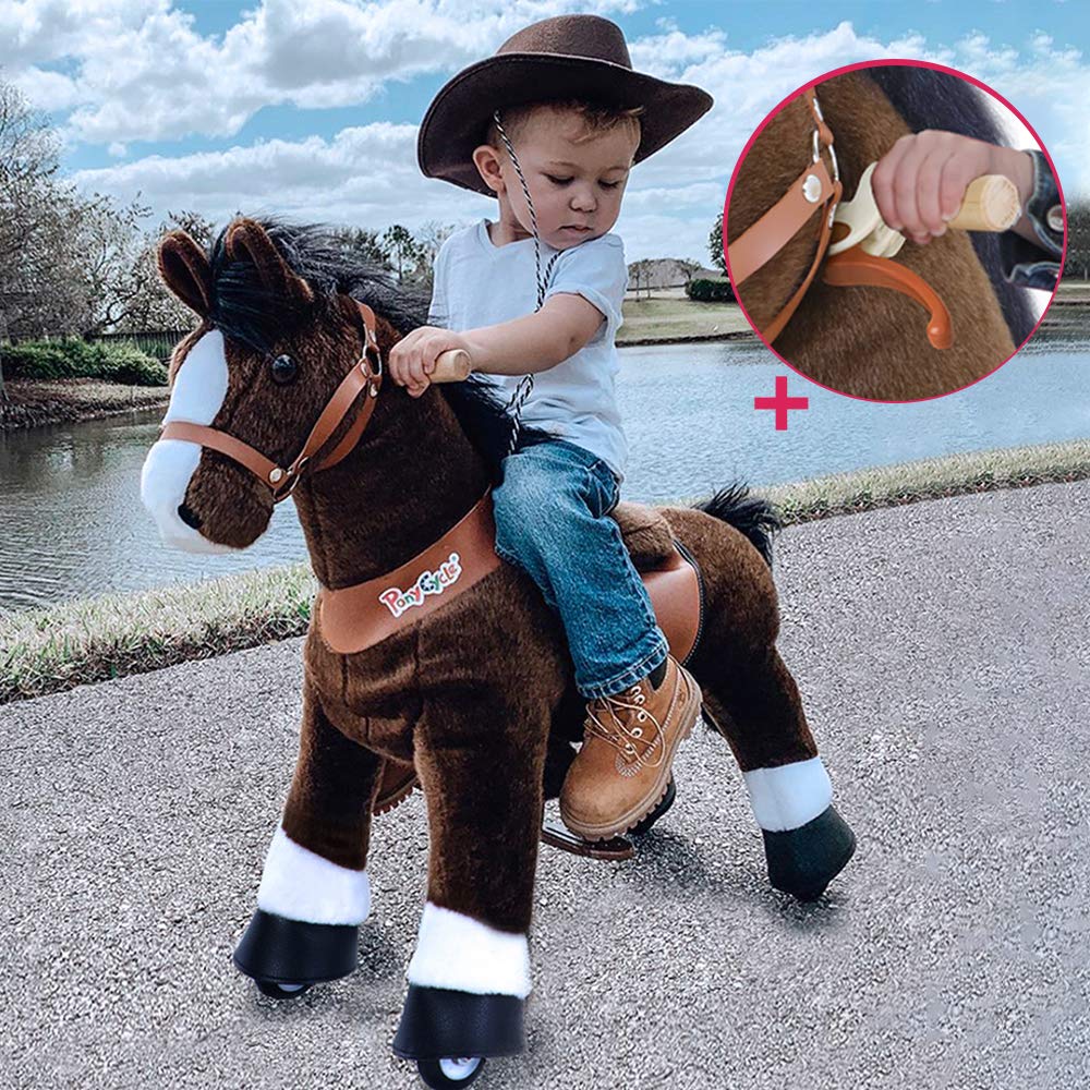 Buy PonyCycle Model U-2021 Ride on Horse Toy Plush Walking Animal ...