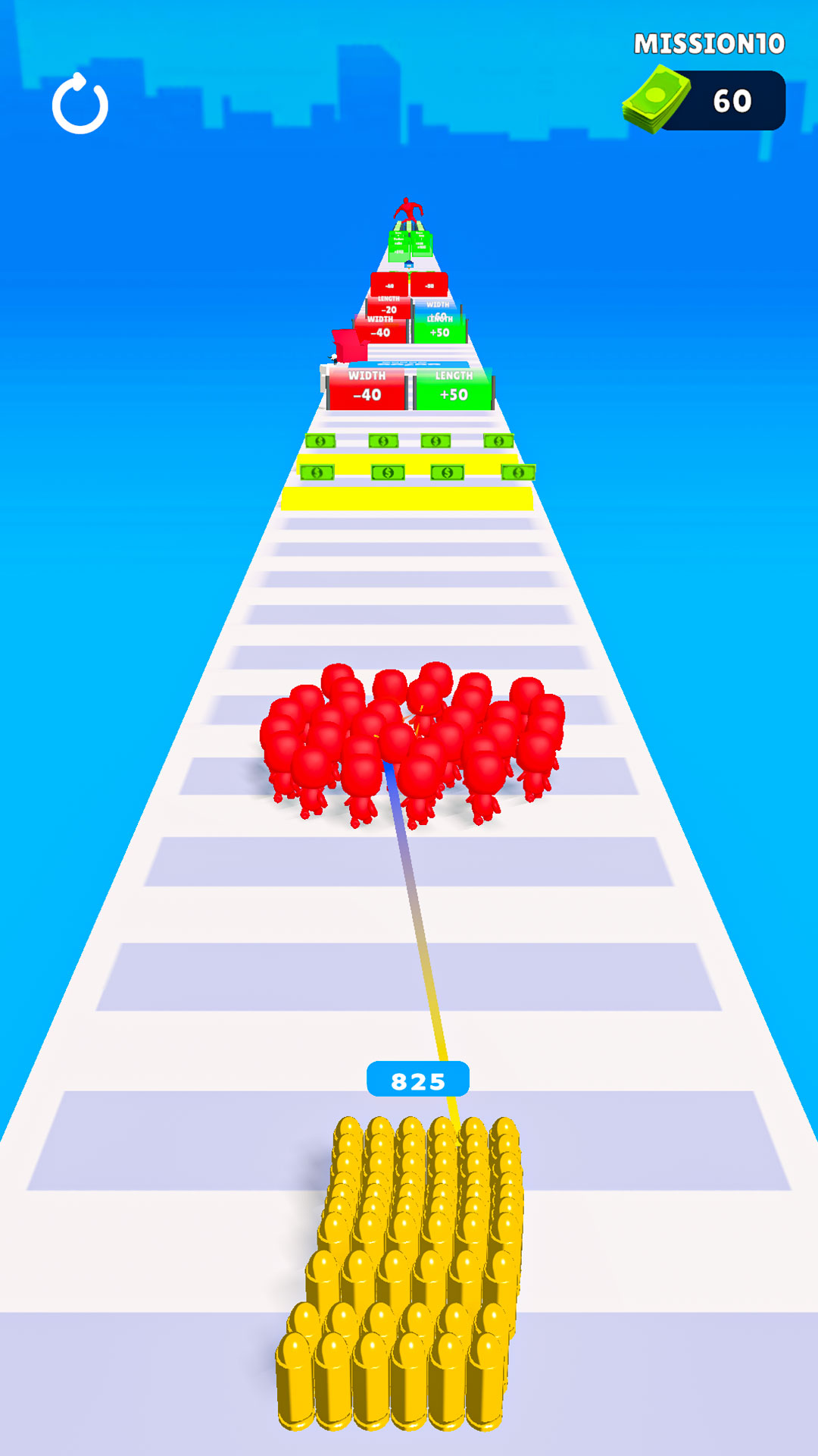 Bullet Army Stack Run 3D Weapon Master: Build Bullets Army Control Rush ...