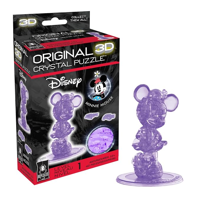 Original 3D Crystal Puzzle - Minnie Mouse, 2nd edition : Amazon.in ...