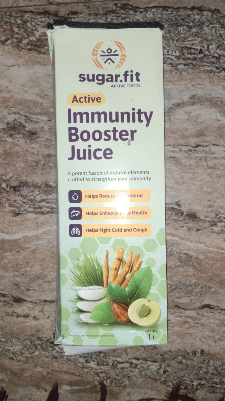 Sugar.Fit Active Immunity Booster for Adults - Tulsi Giloy Amla Juice ...