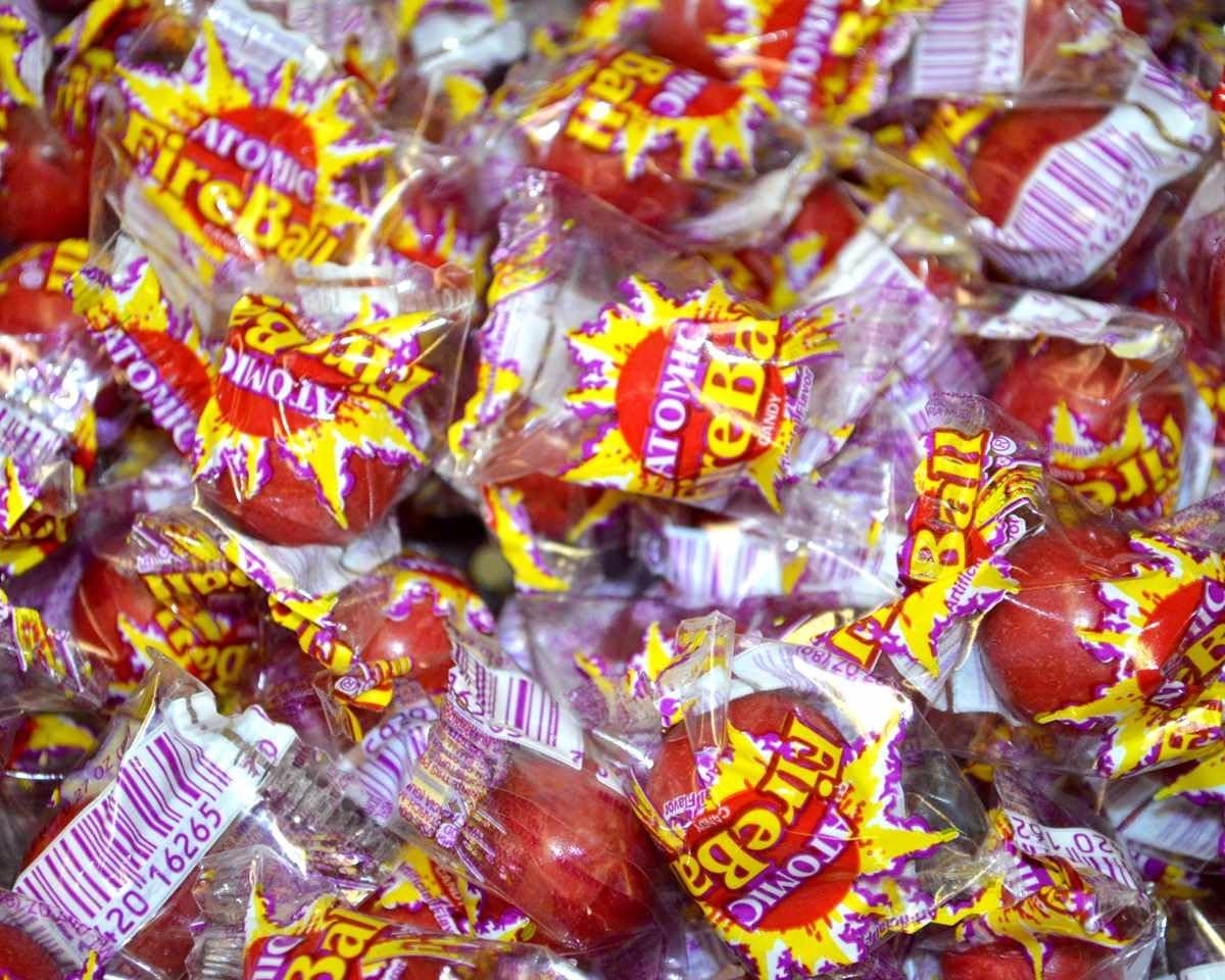 Amazon.com : ATOMIC FireBall Candy Jawbreakers Hot 1lb : Hard Candy ...