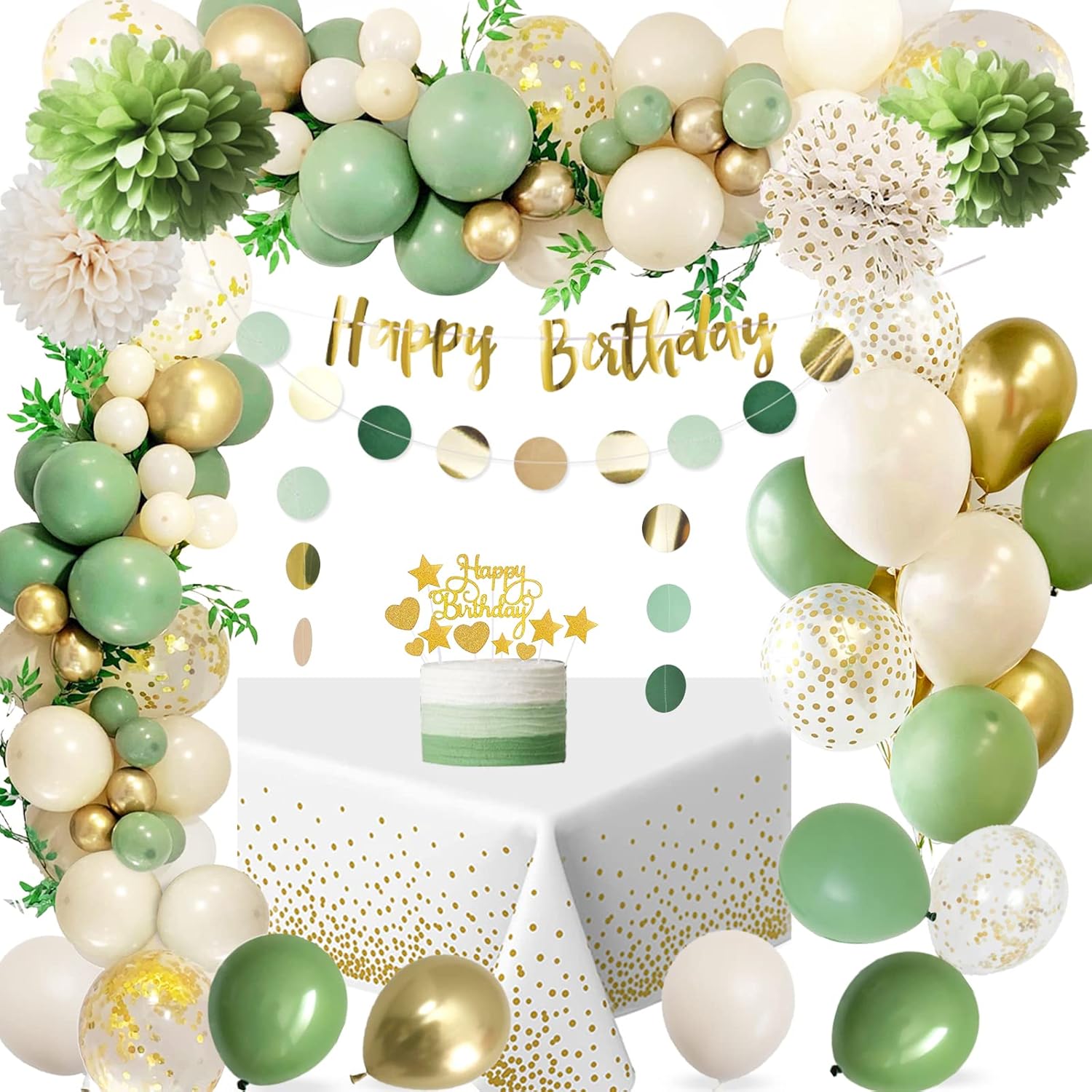 Birthday Decorations for Women Men, Birthday Party Decorations Supplies ...