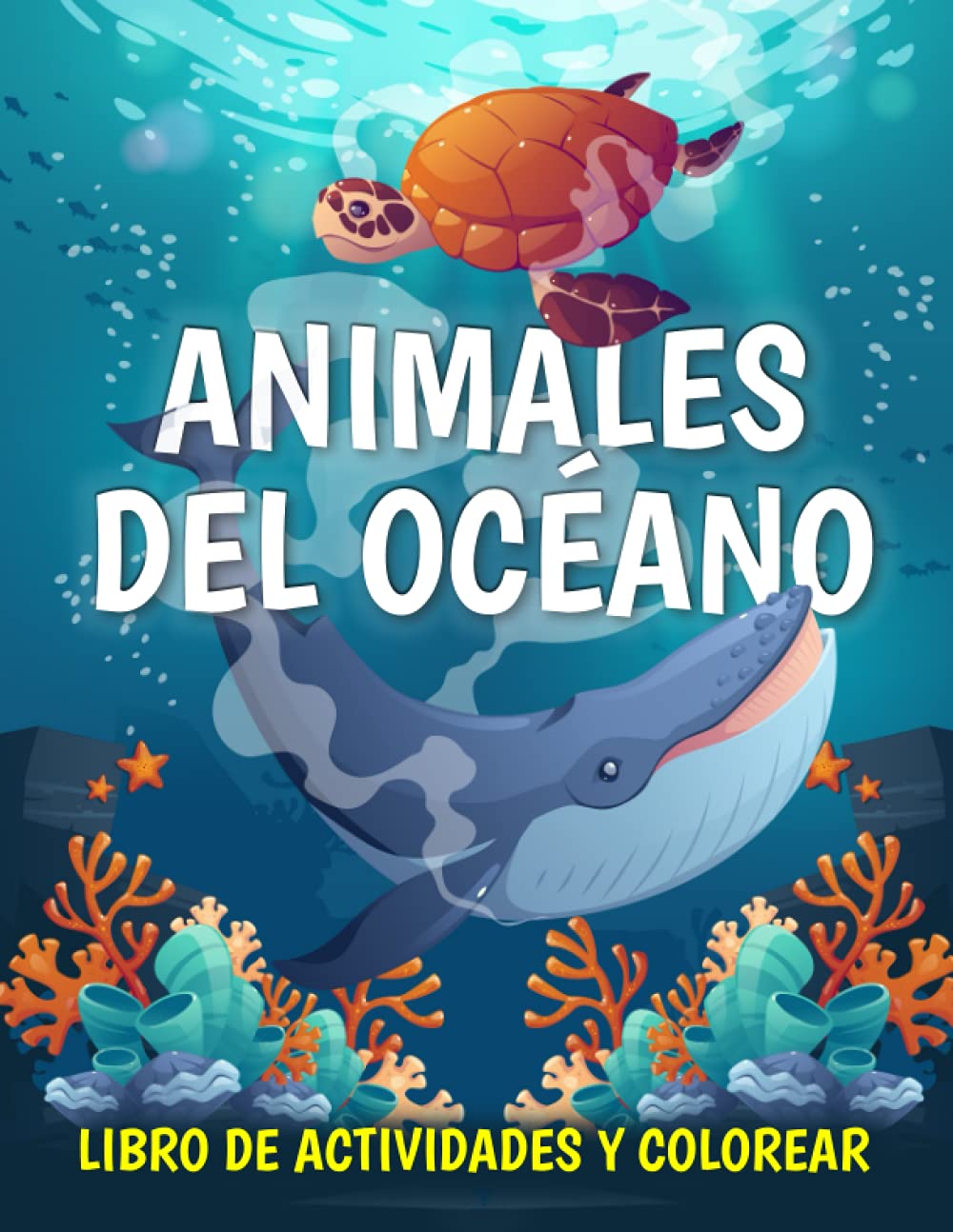 Animales Del Oceano Libro De Actividades Y Colorear Un Libro ...