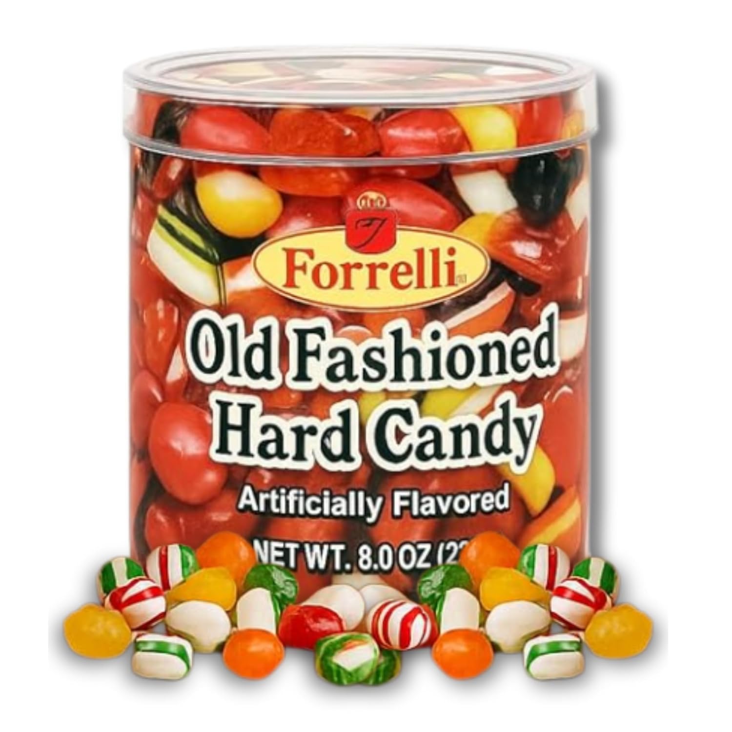 Amazon.com : Old Fashioned Hard Candy Tin - Nostalgic Candy - One 8 oz ...
