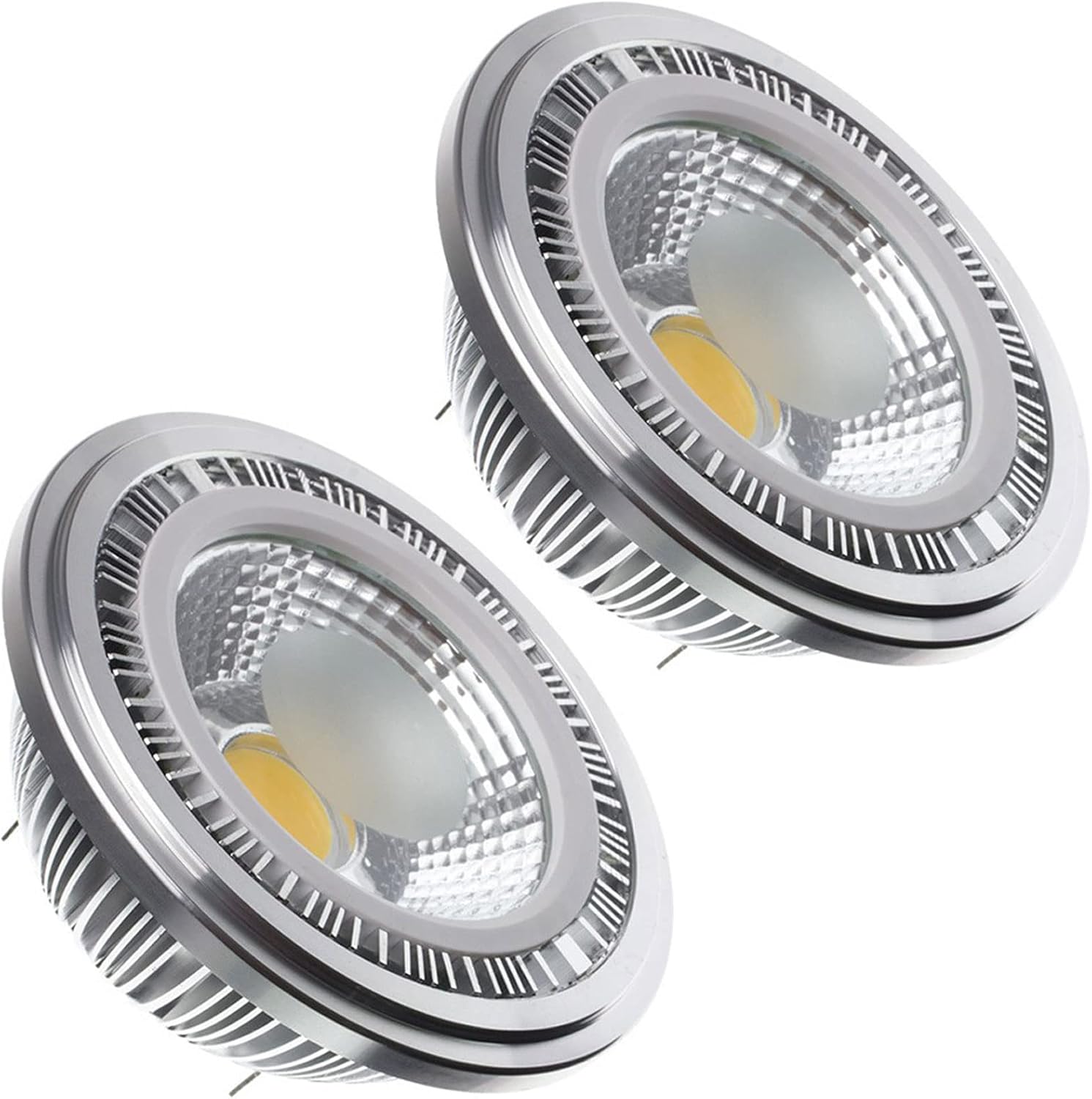 15W AR111 G53 Reflector Flood Light Bulb, Warm White 3000K Equivalent ...