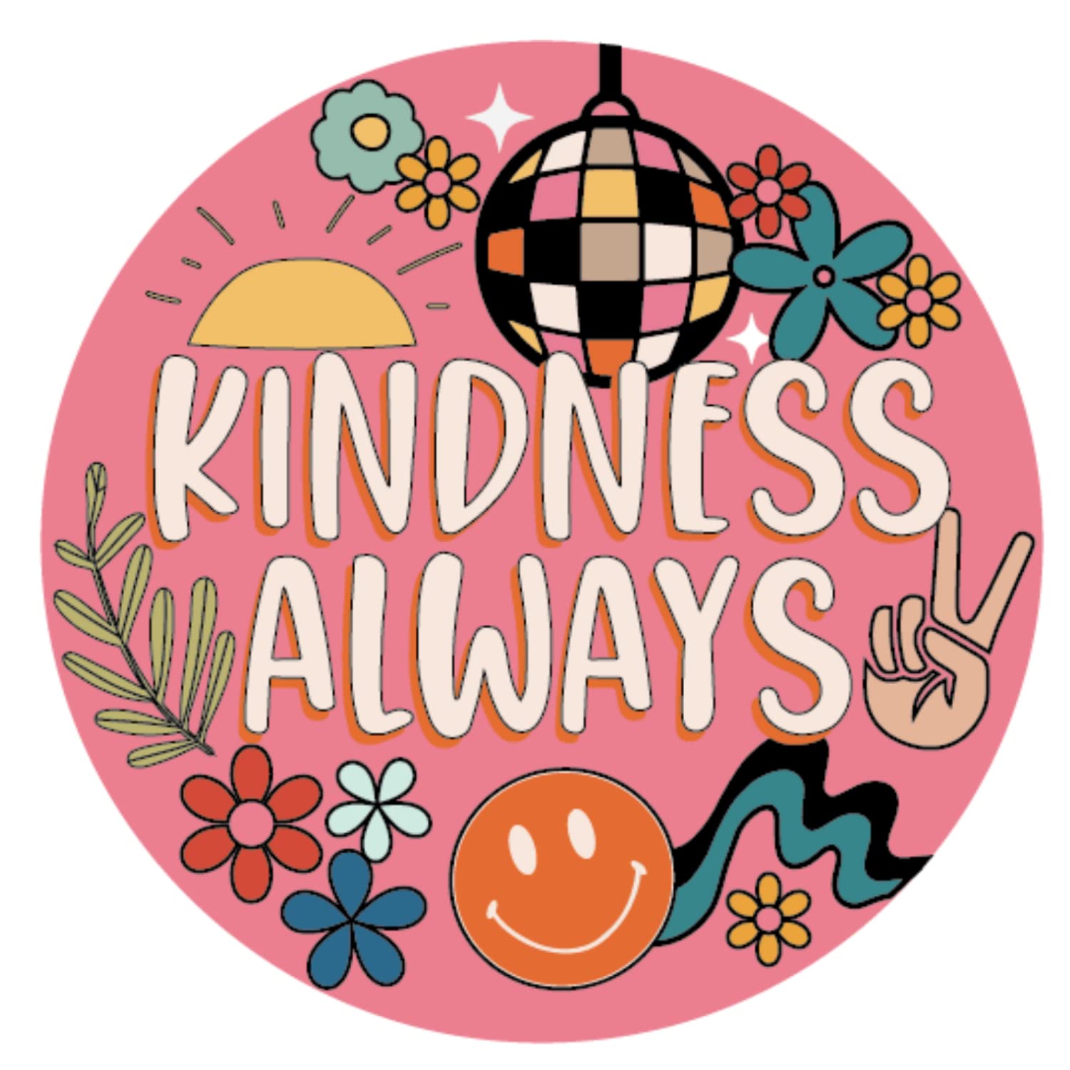 Amazon.com: Kindness Always Inspirational Magnetic Decal, Cute Magnets ...