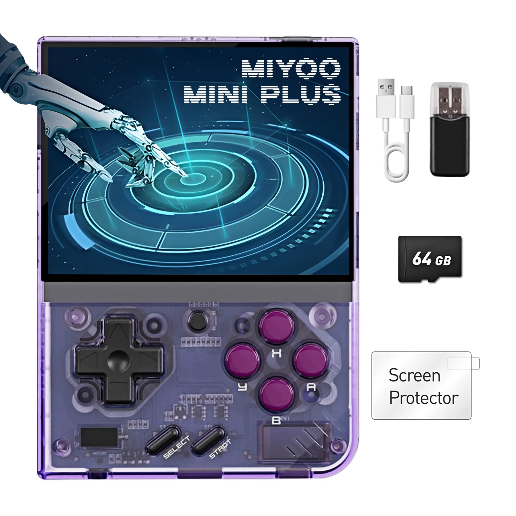 Miyoo Mini Plus Retro Handheld Game Console Retro Game Emulator ...