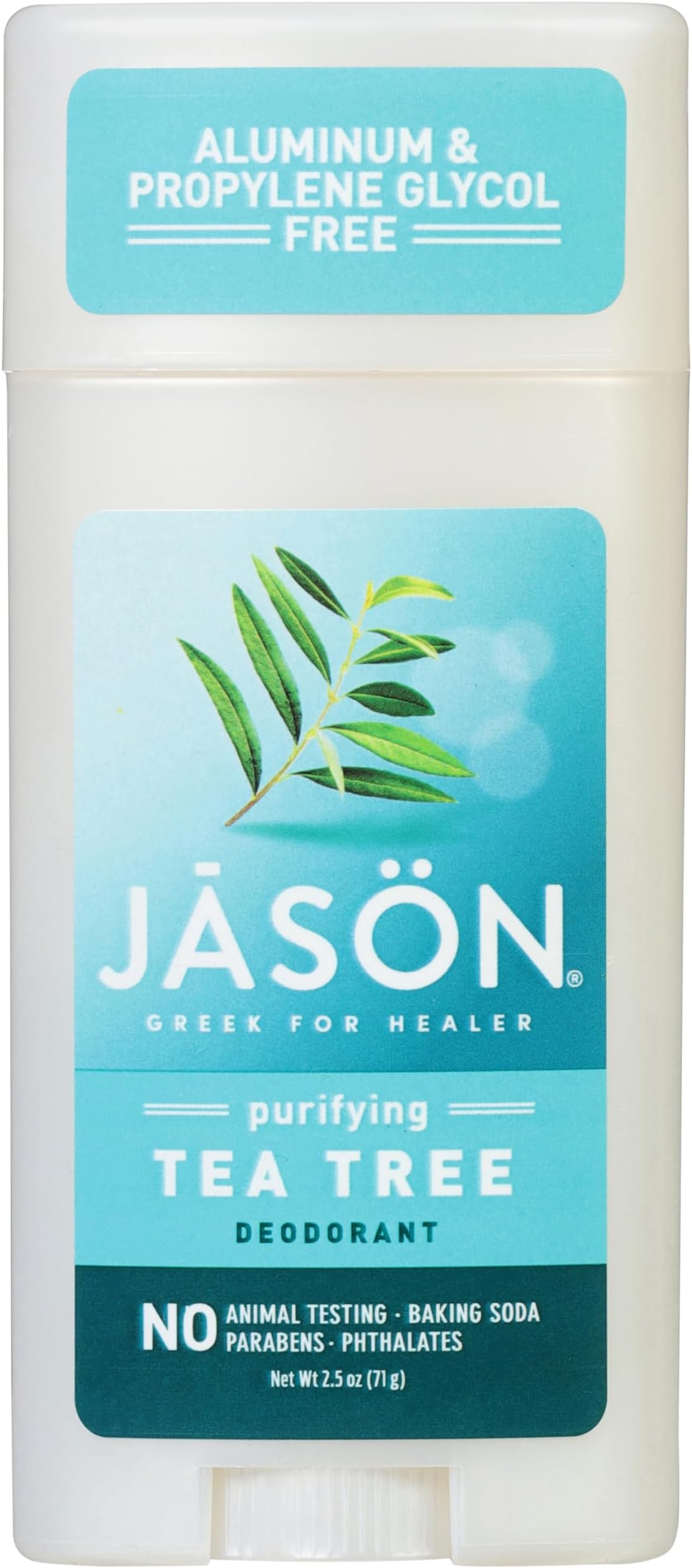 Amazon.com : Jason Aluminum Free Deodorant Stick, Purifying Tea Tree, 2 ...