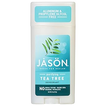 JASON Purifying Tea Tree Deodorant Stick, 2.5 Ounce Tubes (Pack of 3 ...