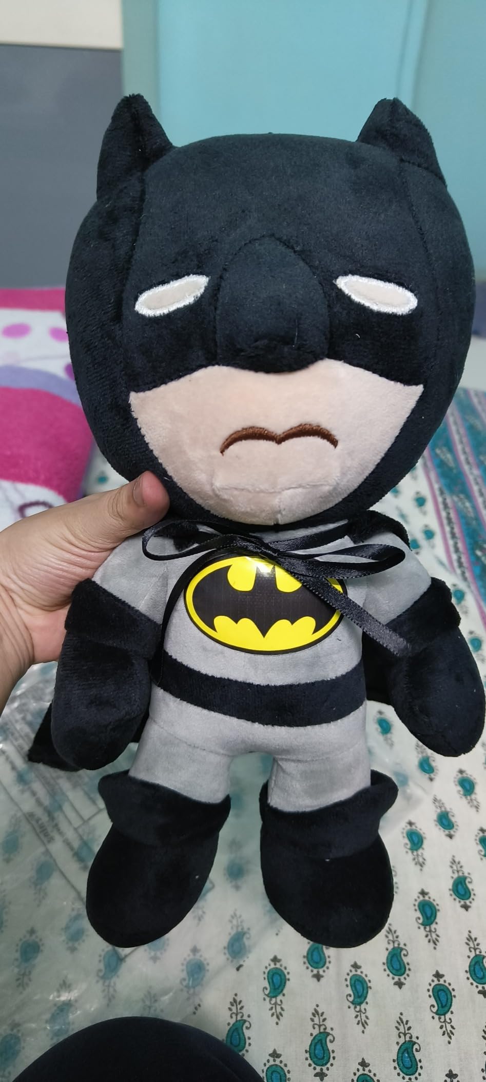 Mirada Cute Grey Grey Batman Soft Toy| Ideal Gift for Boys/Kids ...
