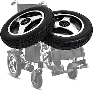Amazon.com: 12inch Wheelchair Replacement Wheels, Electric Wheelchair ...