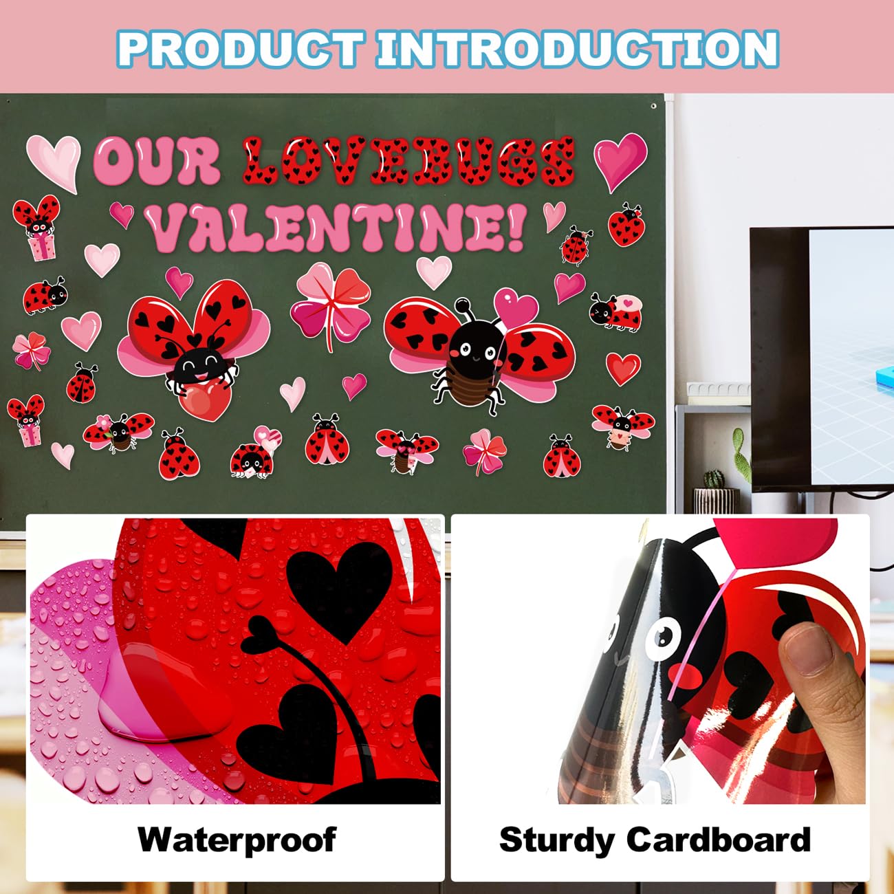 Valentines Bulletin Board With Ladybugs February Bulletin Board. Love