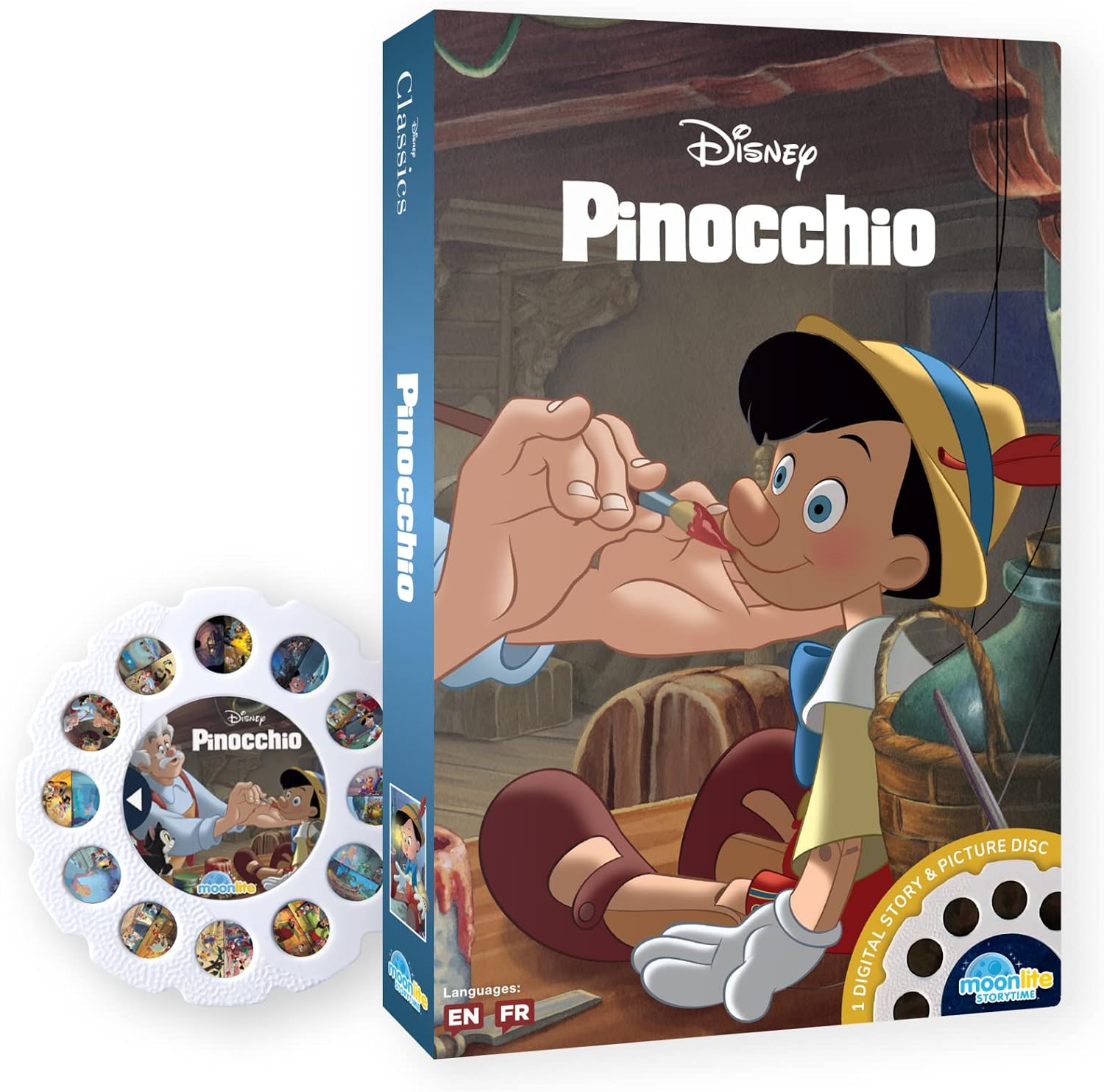Moonlite Storytime - Disney's Pinocchio Storytime Disc - A Magical Read ...