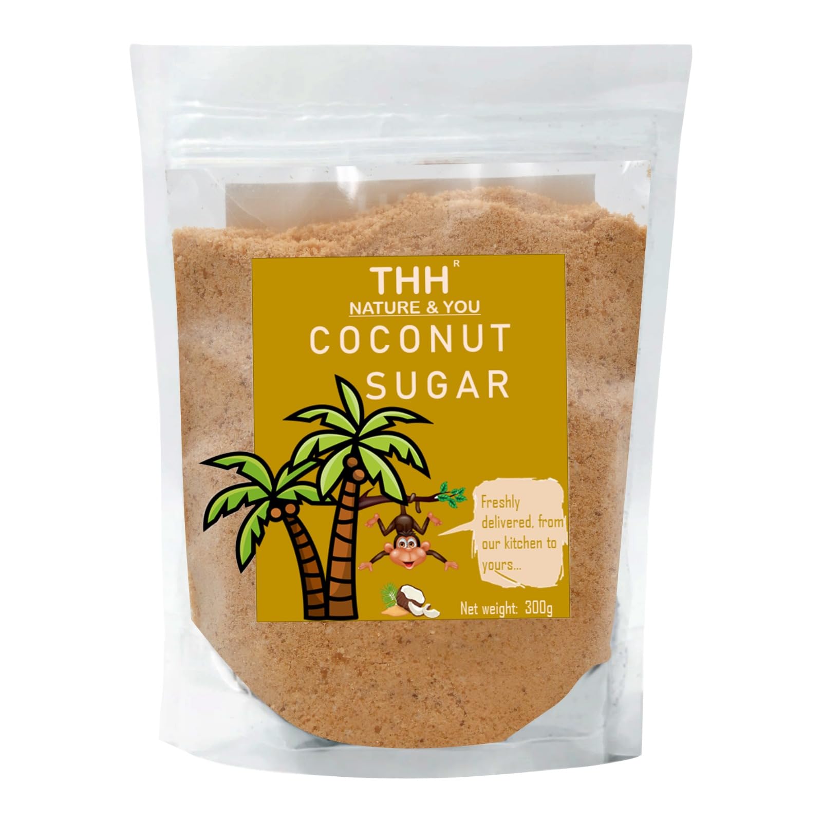 THH Coconut Sugar (800gram) | Coconut Palm Sugar | Nariyal Desi Gud ...
